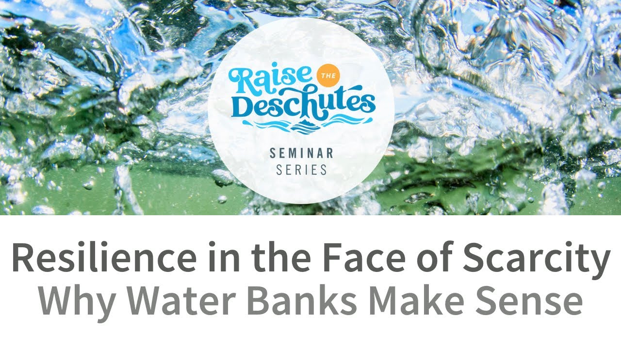 Resiliency in the Face of Scarcity: Why Water Banks Make Sense - YouTube