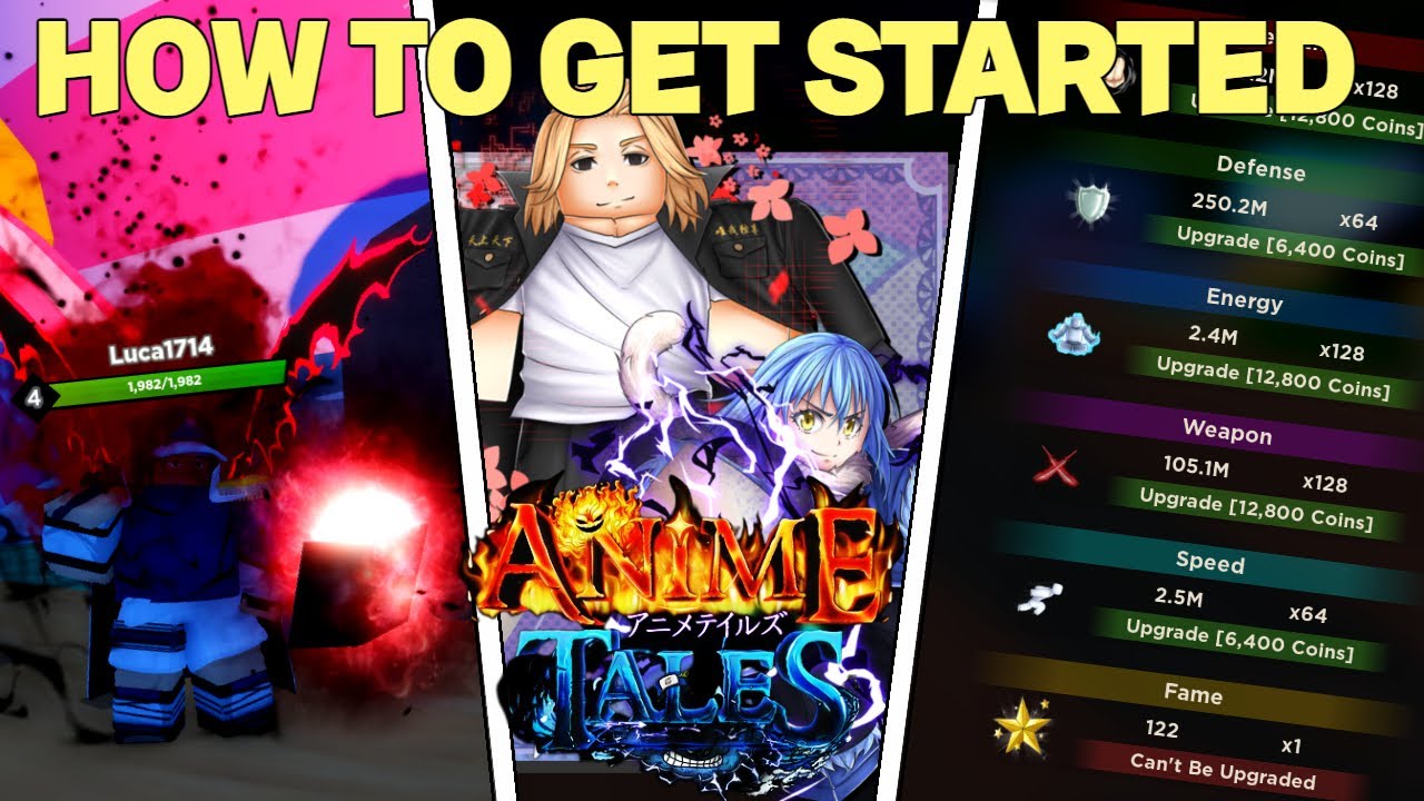Everything You Should KNOW To Get Started In ANIME TALES - YouTube