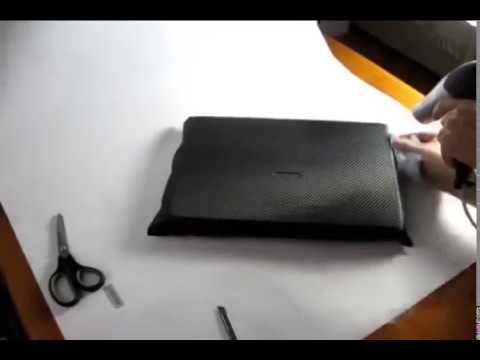 wrapping laptop - YouTube