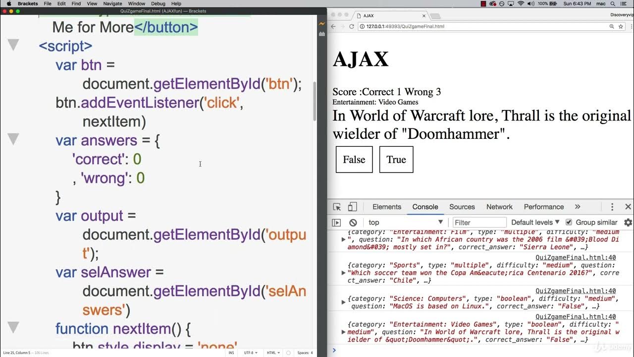 JSON+AJAX+API 1001 Introduction to working with AJAX - YouTube