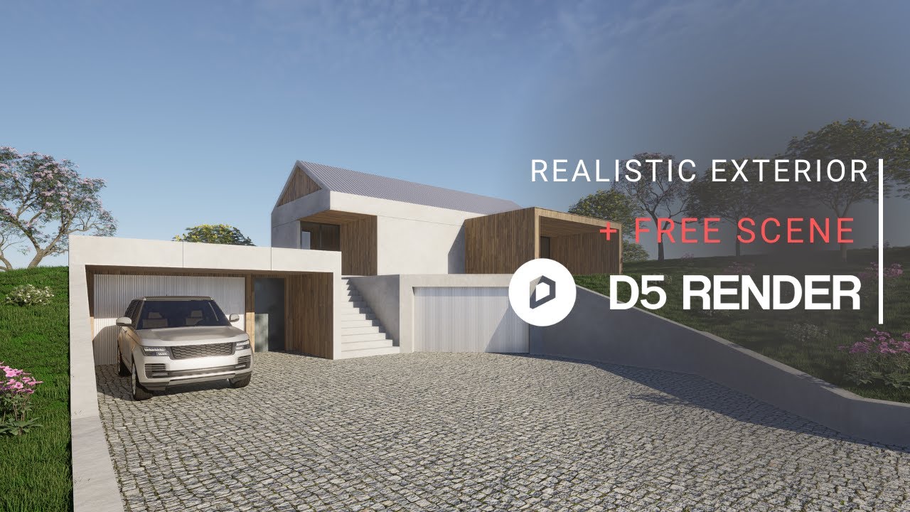 Realistic Exterior Render with D5 Render | Private House 272 ...