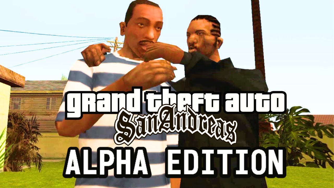 GTA San Andreas Alpha Edition Mission Robbing Uncle Sam - YouTube