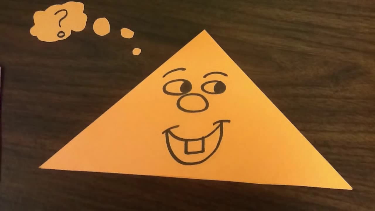 The Adventures of Mr Triangle Sum of Interior Angles - YouTube