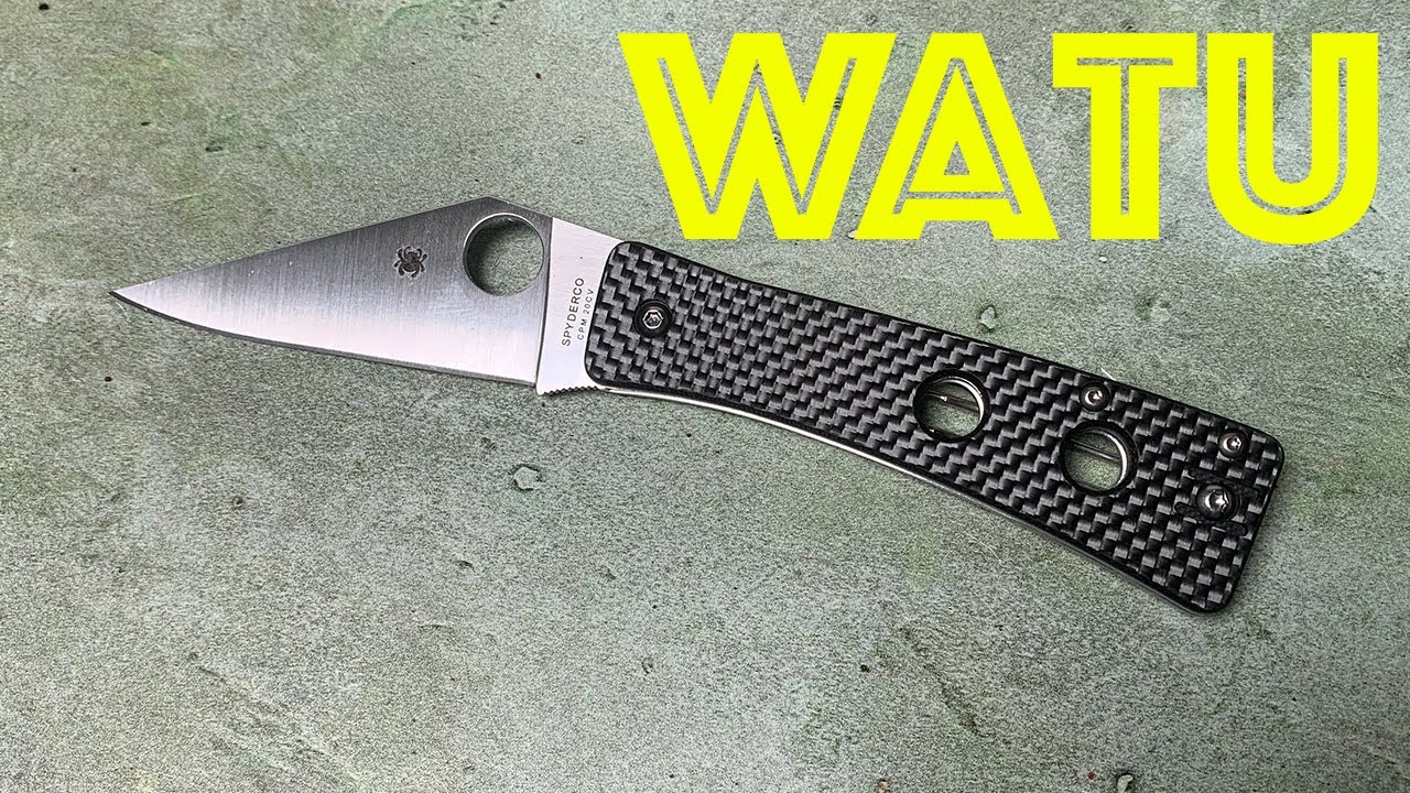 DISCONTINUED Spyderco Watu knife - YouTube