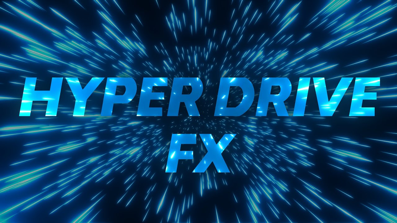 HyperDrive SpaceJump Effect [4k] - Video Stock - YouTube