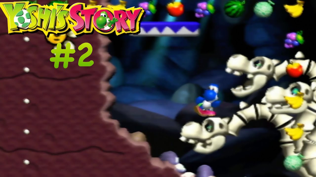 Yoshi's Story - 2 - Exploration of The Bone Dragon Pit - YouTube