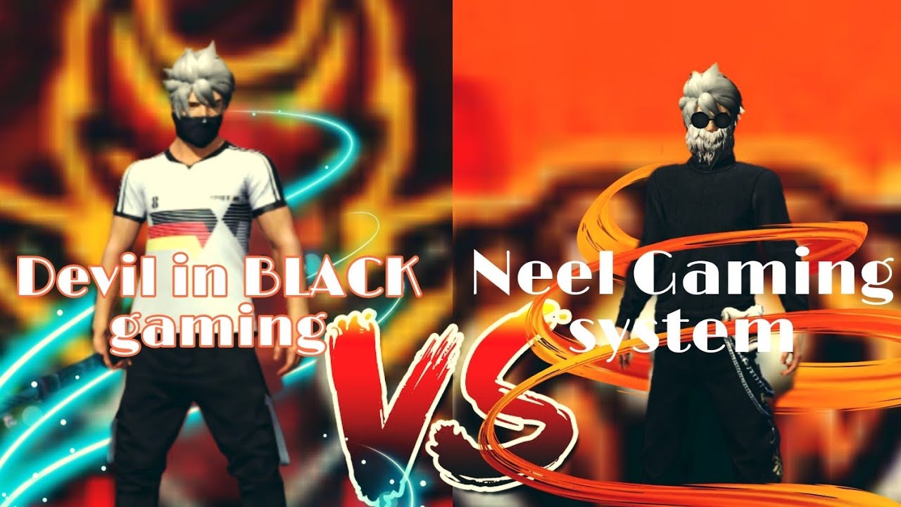 coustom with DEVIL IN BLACK GAMING VS Neel Gaming system😼😜//Garina Free Fire|| #trending ...