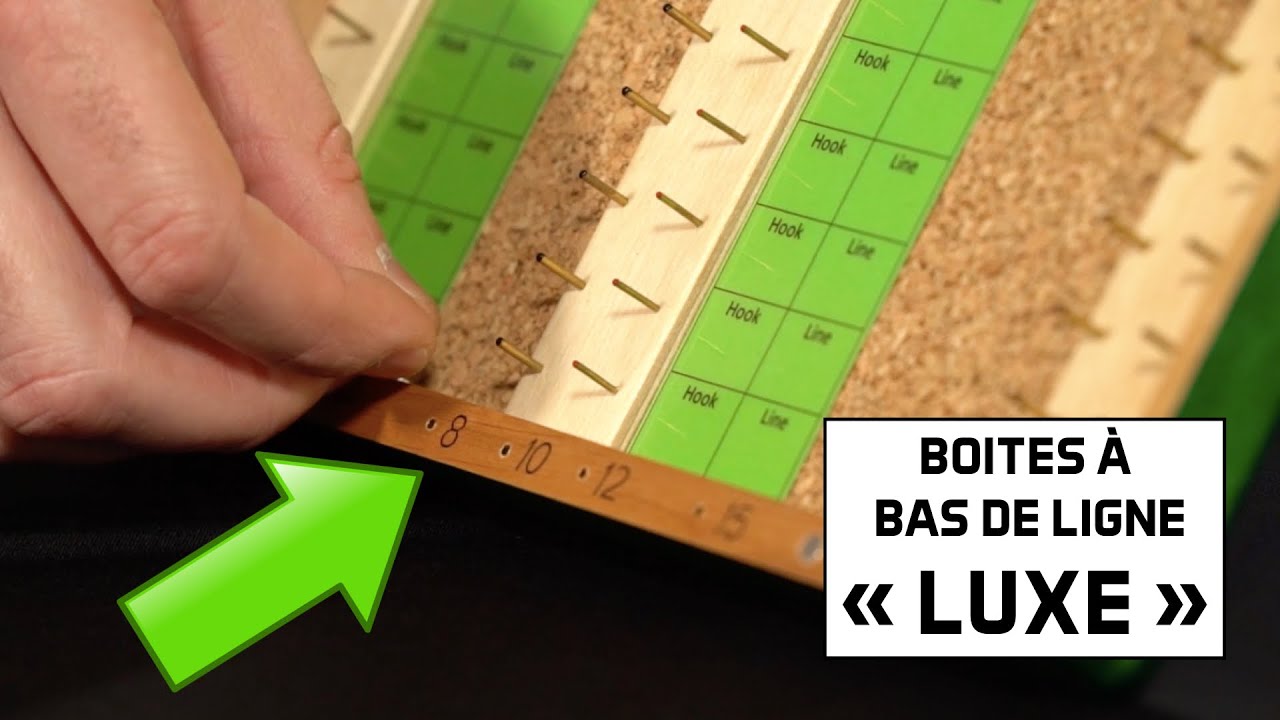 LA BOITE "LUXE" POUR RANGER SES BAS DE LIGNES !!! - YouTube