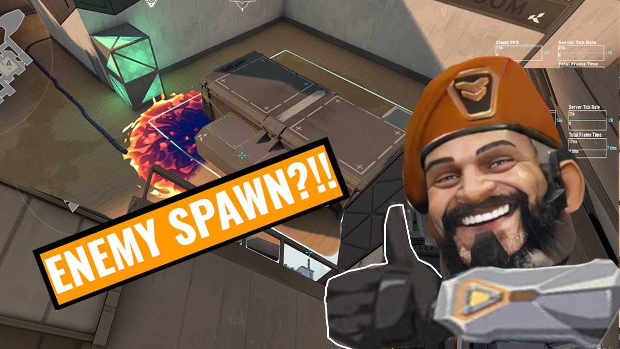 Bind B-Site Lineup From ENEMY SPAWN?!! - YouTube