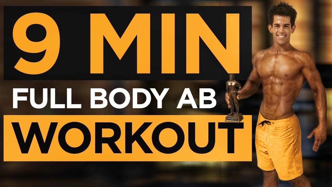 9 Minute Full Body Home AB Workout | 9 MIN Full Body Home ABS Workout ...