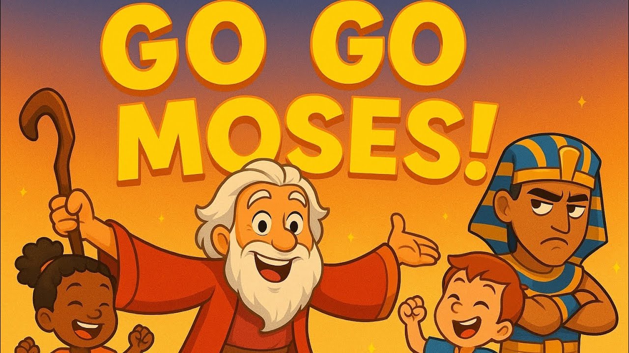 🎵 Go Go Moses! |Animated Bible Dance Song for Kids | Christian ...