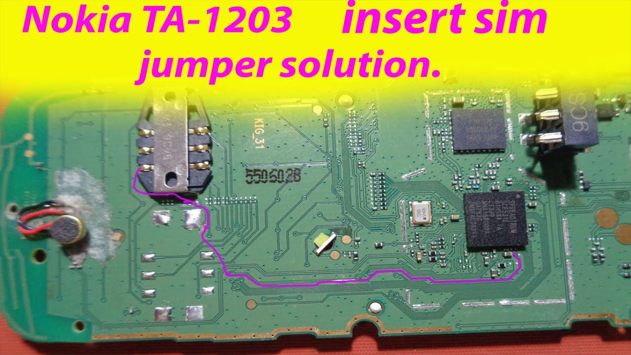 Nokia 105 TA-1203 insert sim solution. - YouTube