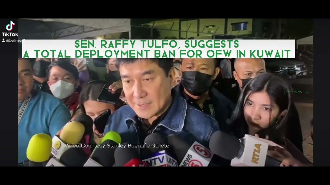 Total deployment ban of Filipino workers in Kuwait. - YouTube