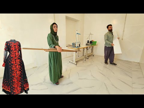 Sewing, reconstruction, Fatima's efforts from her motherhood to her sewing workshop 