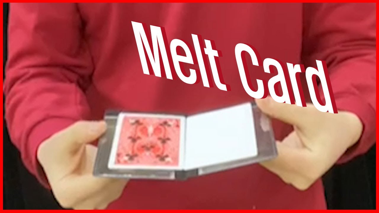 멜트카드(Melt Card)보급형-카드마술 교육마술 어린이마술 마술용품 어린이마술도구 - YouTube