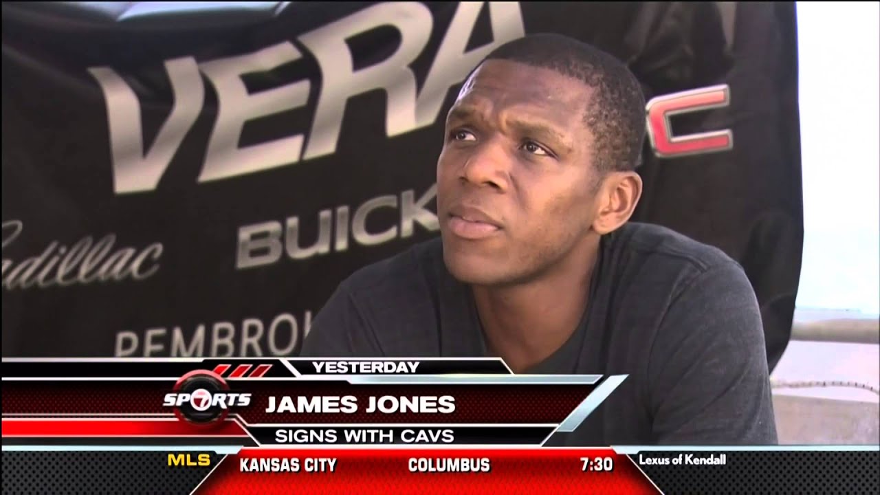 July 16, 2014- WSVN - Miami Heat Free Agent James Jones Has Signed w ...