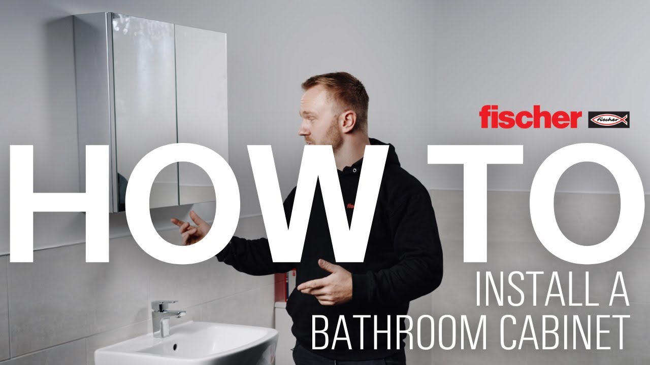 How to Install a Bathroom Cabinet | fischer fixings UK - YouTube
