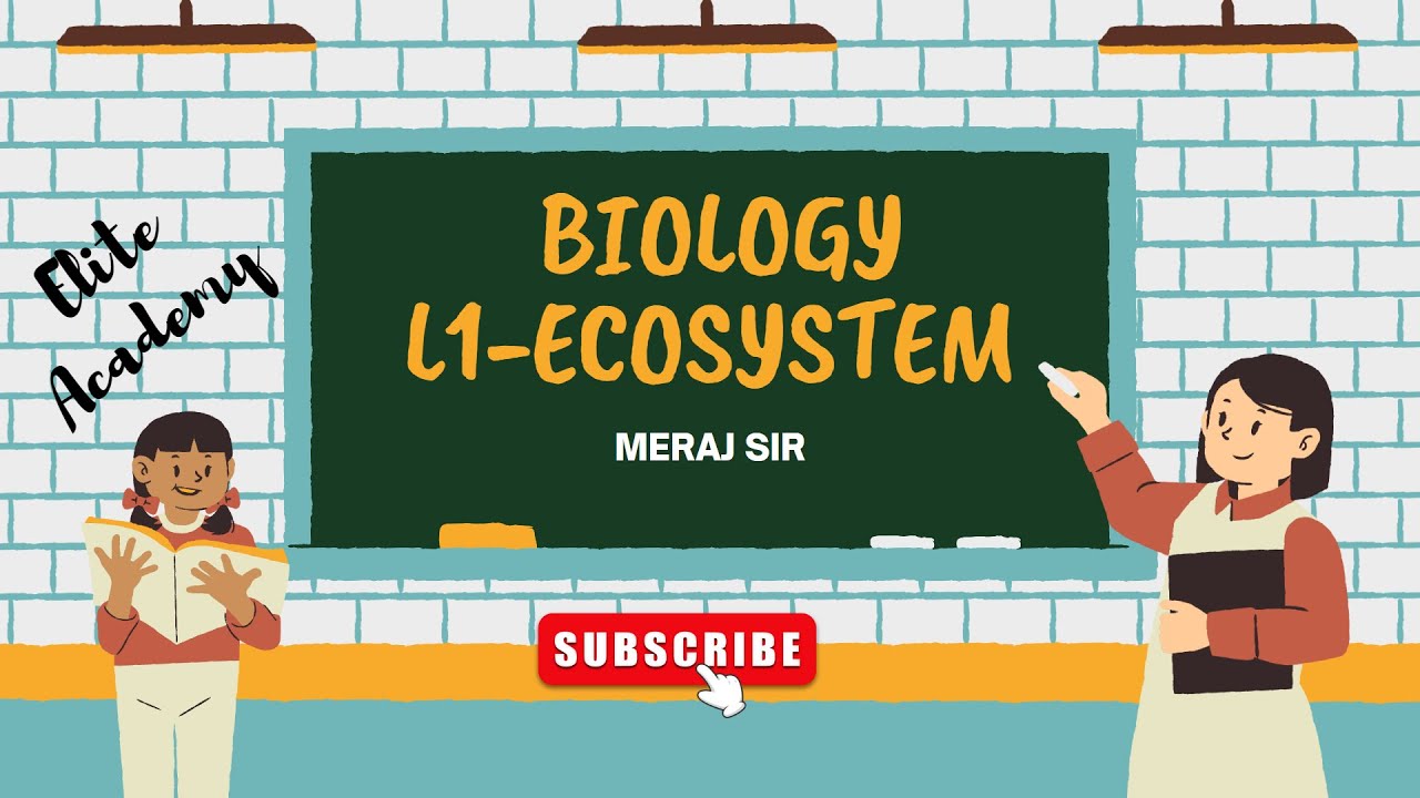 BIOLOGY L1- ECOSYSTEM ENLIGHT 1.0 CLASS 12 NEET - YouTube