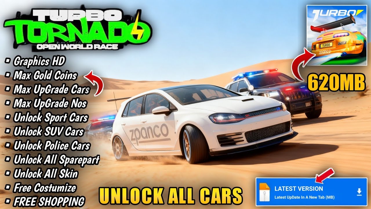 Turbo Tornado Mod Apk 1.5.7 Latest | Unlimited Money, Max Level ...