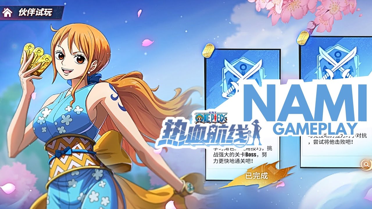 Nami [WANO] - Gameplay - One Piece Fighting Path - YouTube
