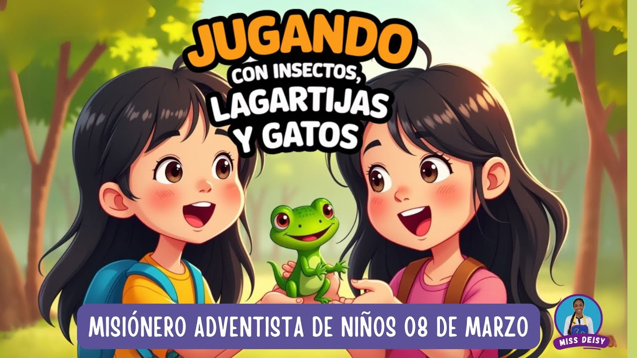 MISIONERO NIÑOS JUGANDO CON INSECTOS, LAGARTIJAS Y GATOS - YouTube