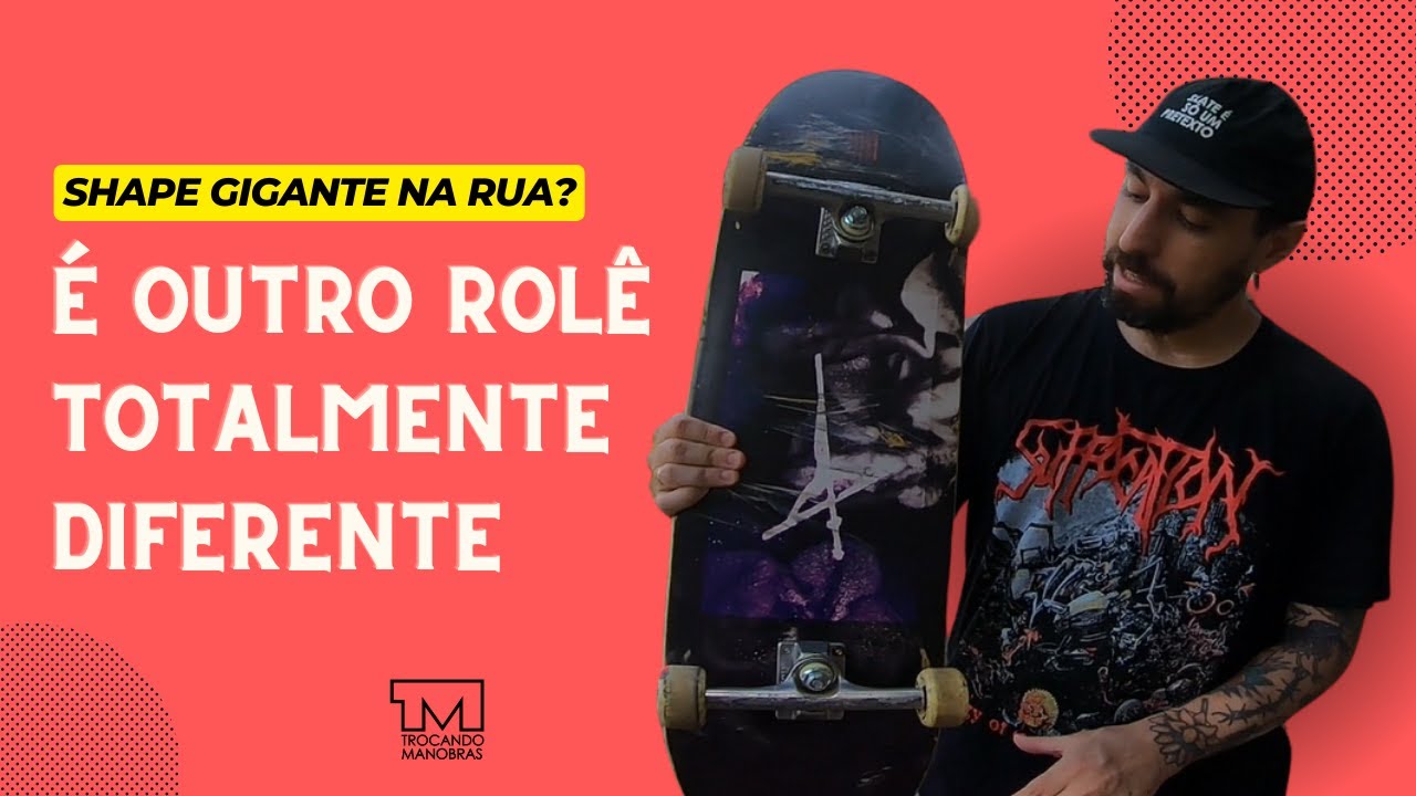 Testei um shape gigante (9.125) na rua e... - YouTube