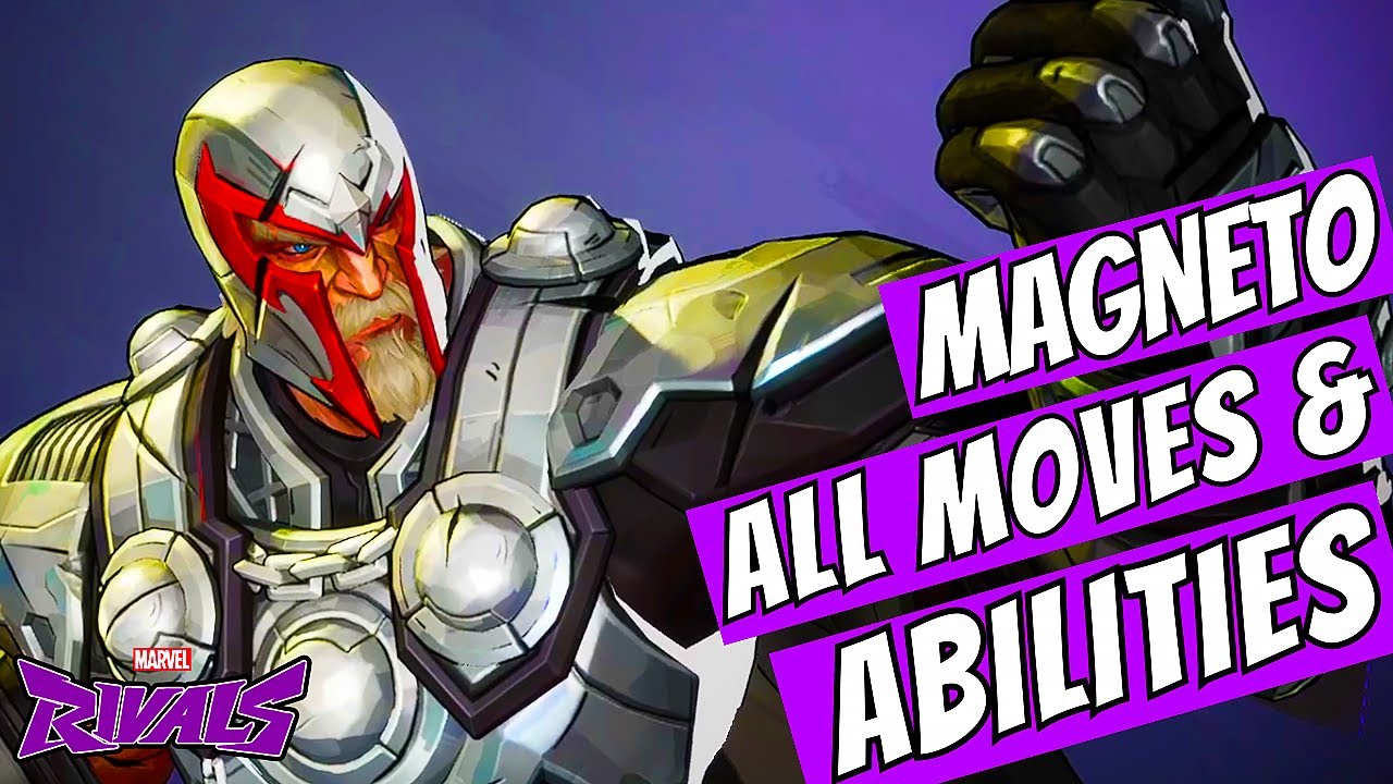 Marvel Rivals Magneto Full Moveset Preview & Gameplay Match - YouTube