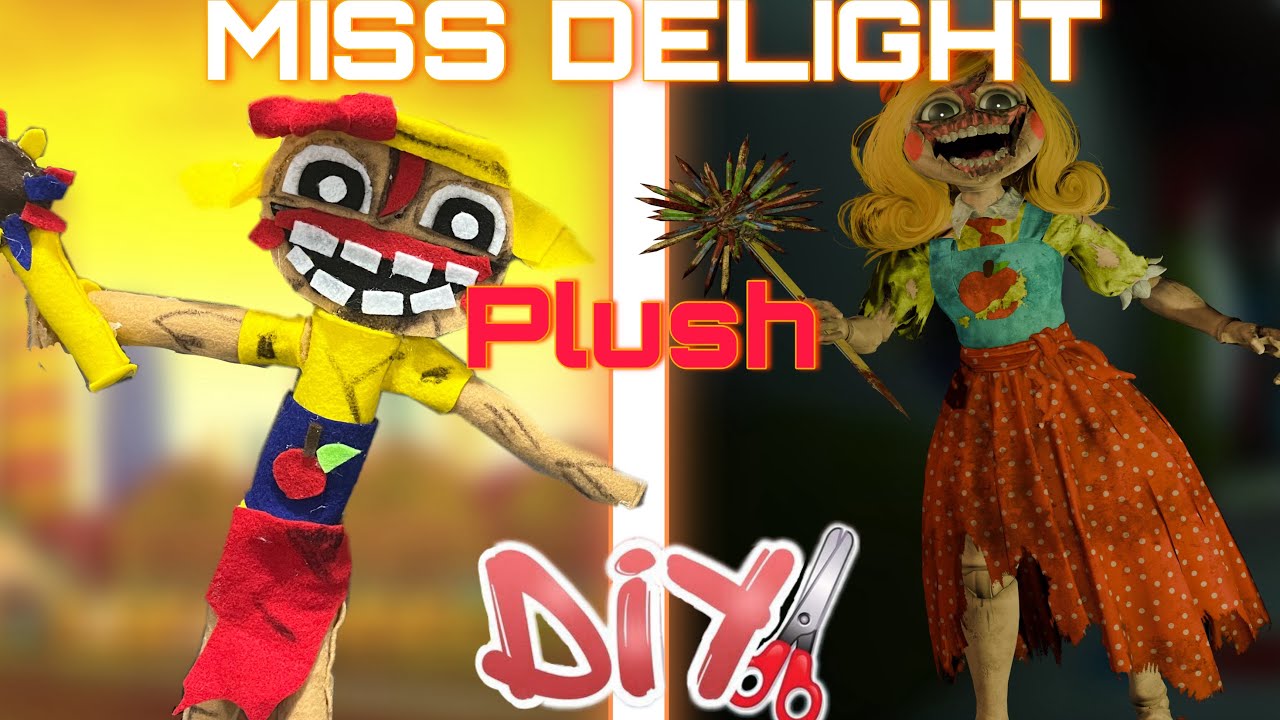 How to make miss delight plush poppy playtime chapter 3 - YouTube
