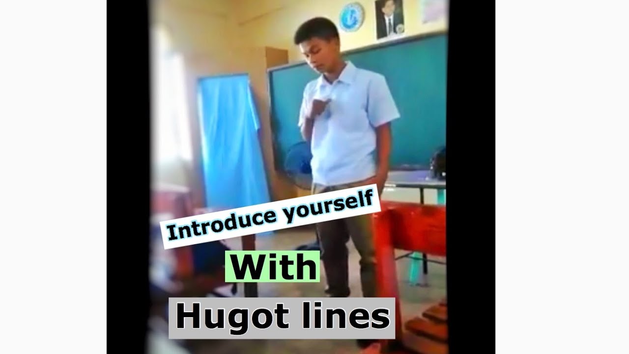 Introduce yourself with hugot lines - YouTube