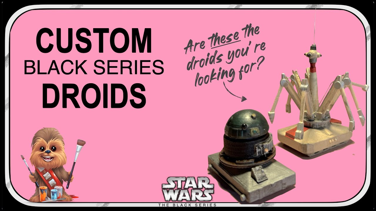 Custom Star Wars Droids: Treadwell Septoid & 2X7-KPR Black Series 6 ...