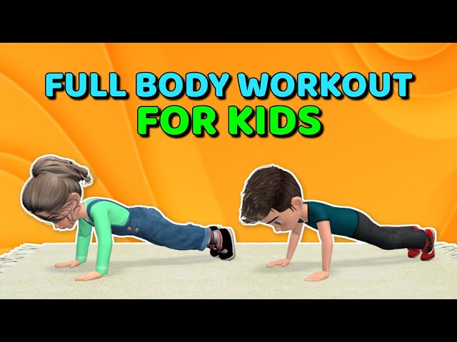 10-MINUTE FULL BODY WORKOUT FOR KIDS: HOME WORKOUT - Videos For Kids