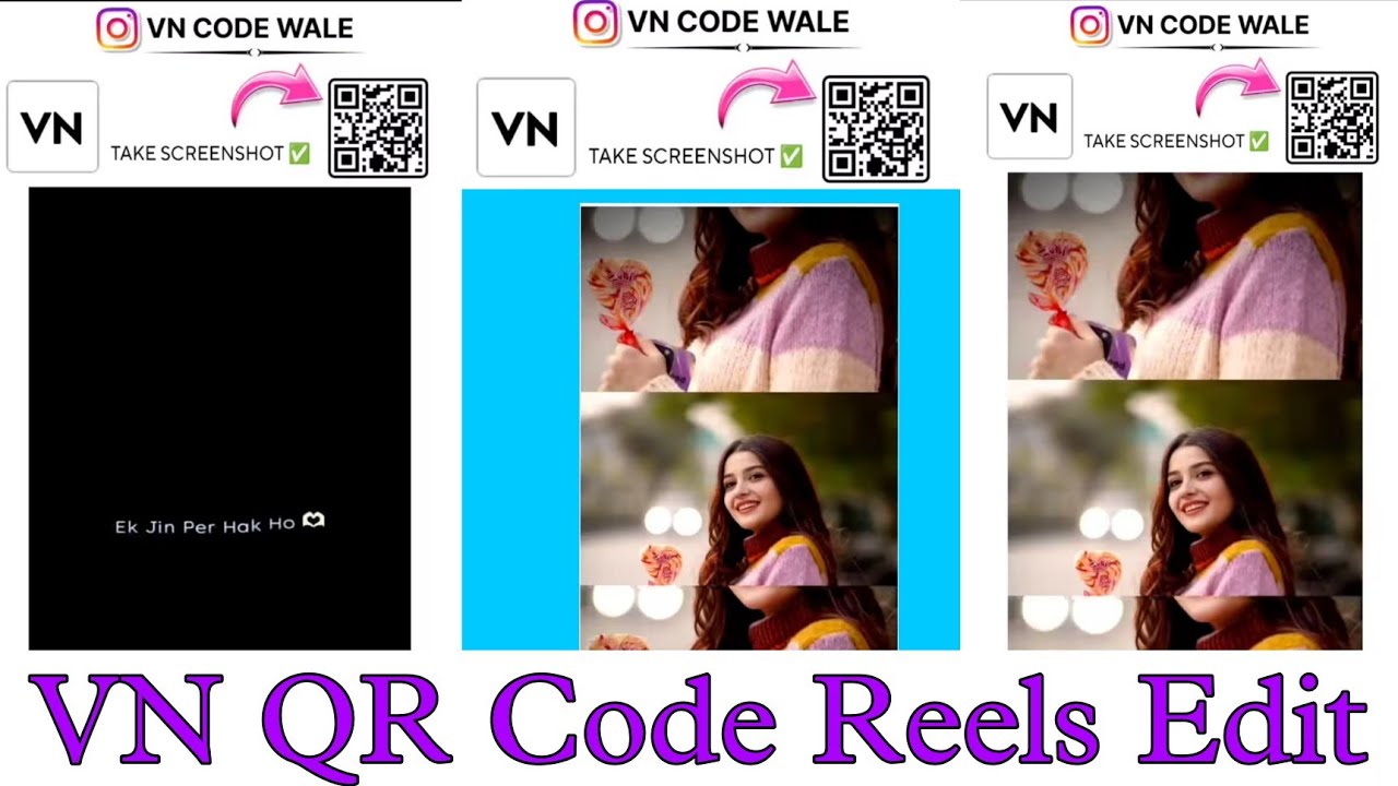 VN QR Code Use Kaise kare | How to use vn qr code | #vn #vnvideoeditor ...