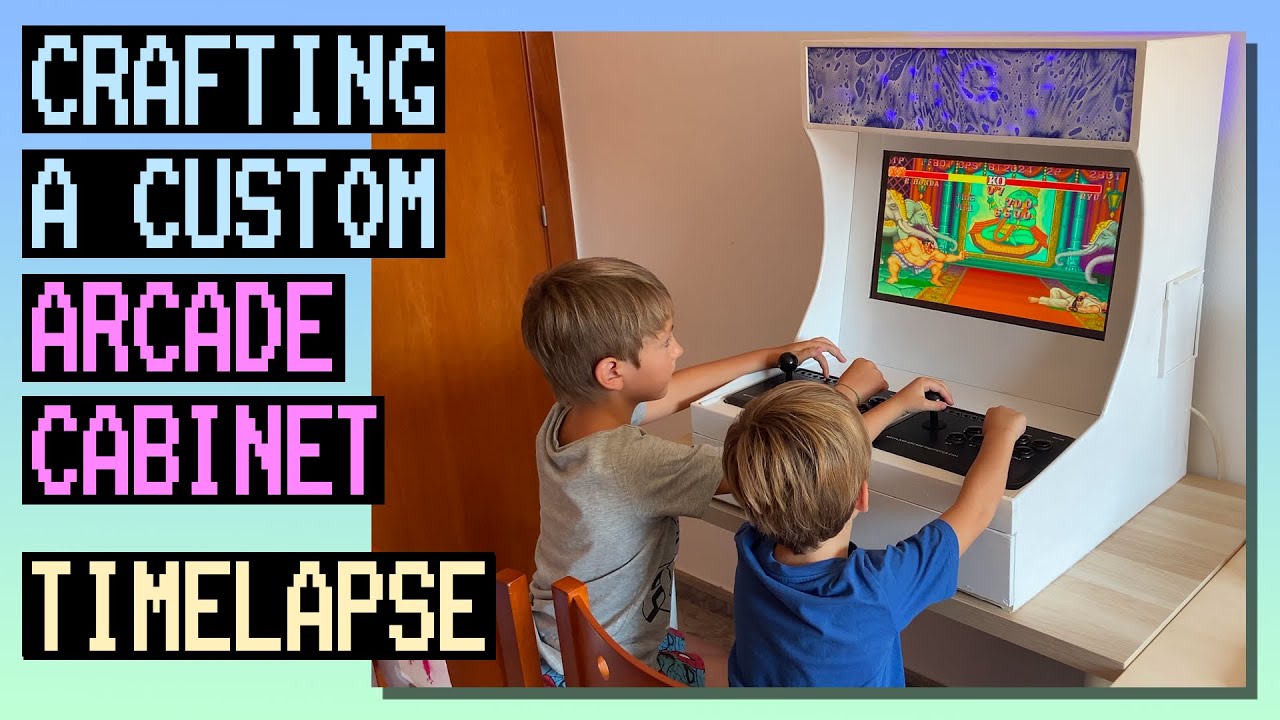 Crafting a Custom Arcade Cabinet: Watch the Build Timelapse! - YouTube