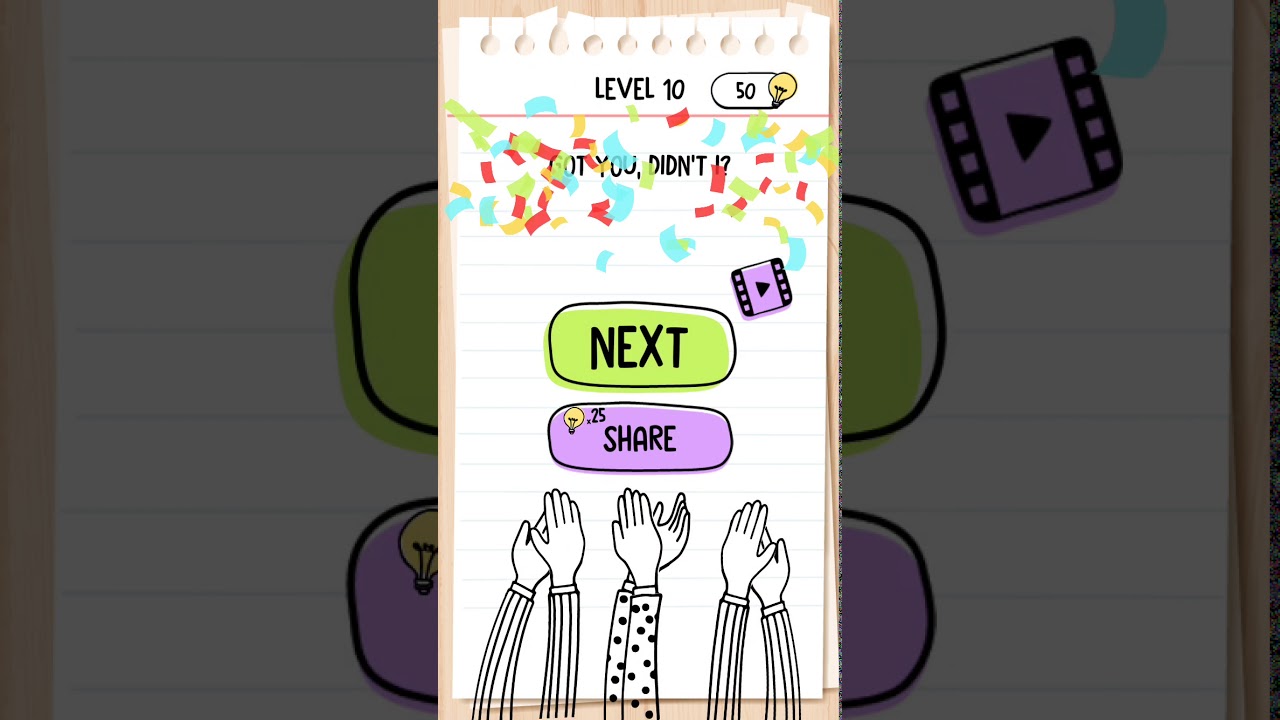 Brain Test Level 10 Slide left to unlock Answers - YouTube