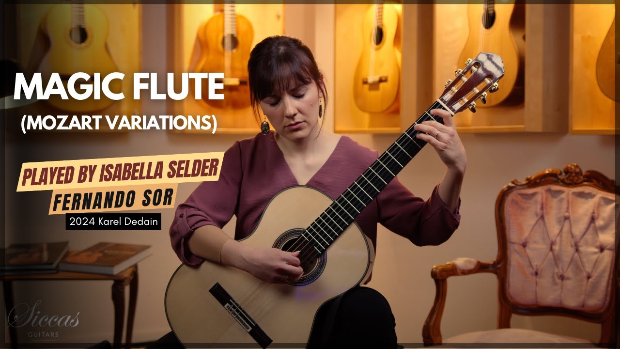 Isabella Selder plays Mozart Variations, Op. 9 by Fernando Sor on a ...