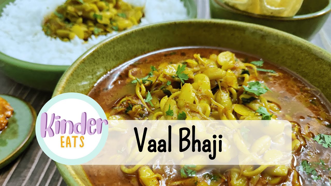 Easy Sprouted Vaal Bhaji | वाल की सब्जी | वाल भाजी | Flat Bean Curry ...
