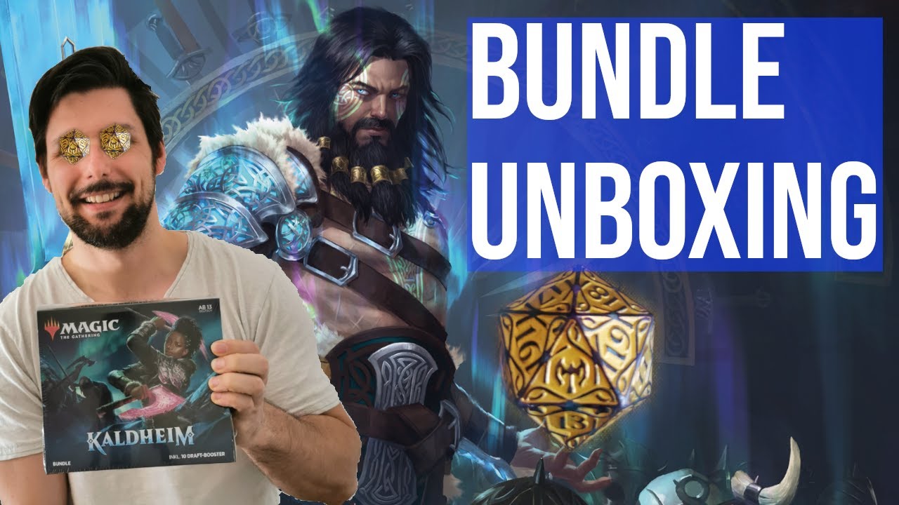 MTG Kaldheim Bundle Unboxing - Nice Kaldheim Dice and Mythic - YouTube