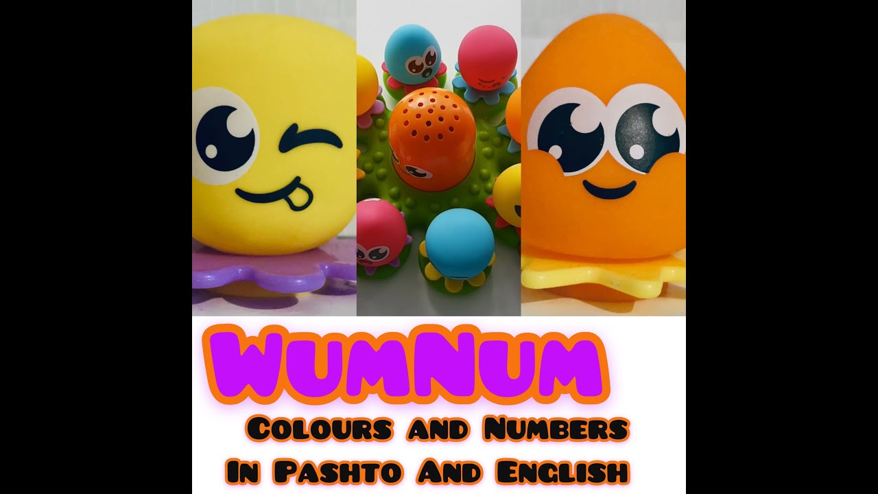 Colours & Numbers in Pashto and English | WumNum | Educational Video ...