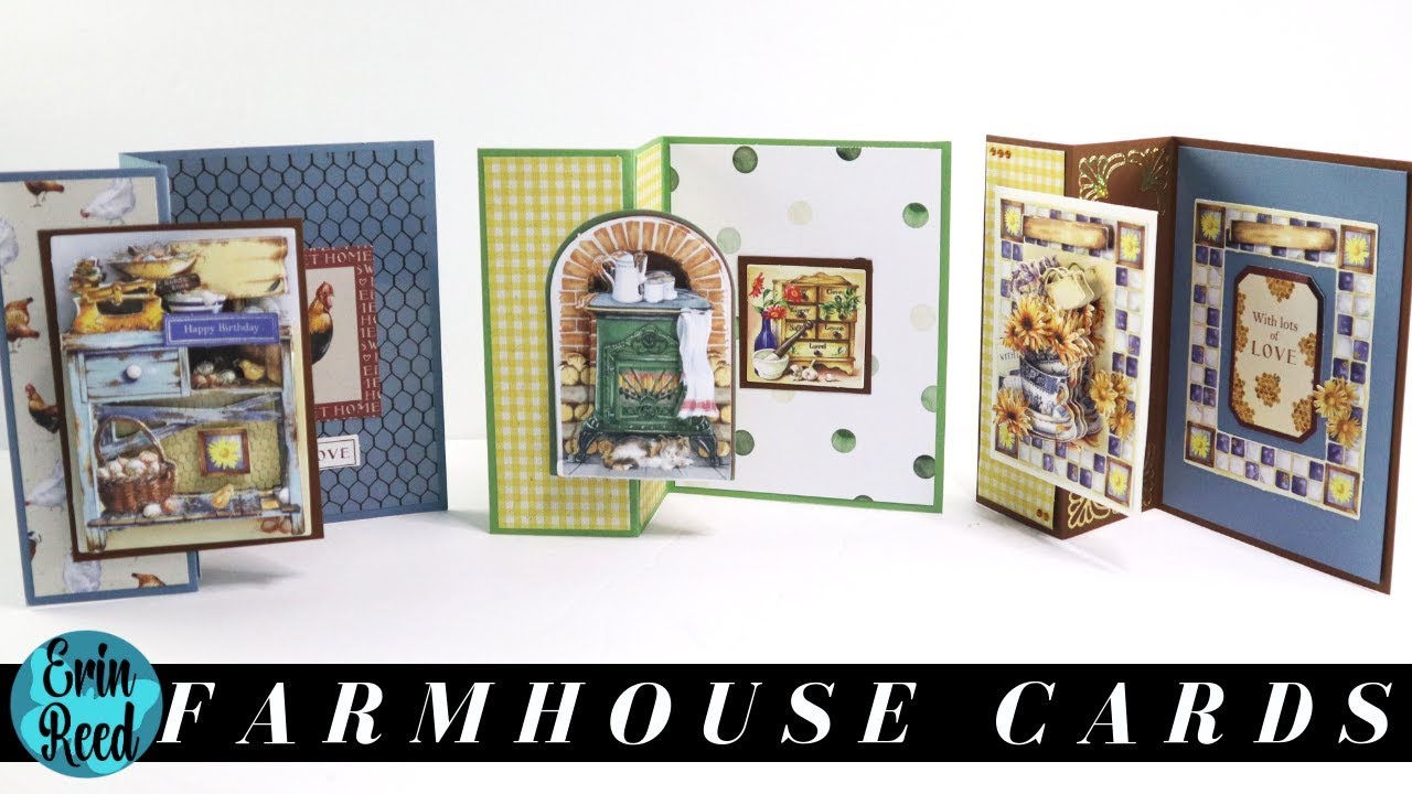 3D Fold Back Fun fold Cards - World Card Making Day 2019 - YouTube