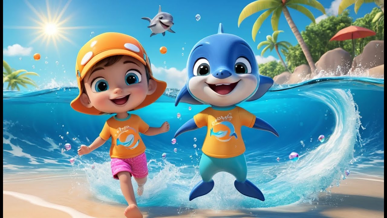 Dolphin Jump Song – How Many Splash | Fun Dolphin Nursery Rhyme for ...