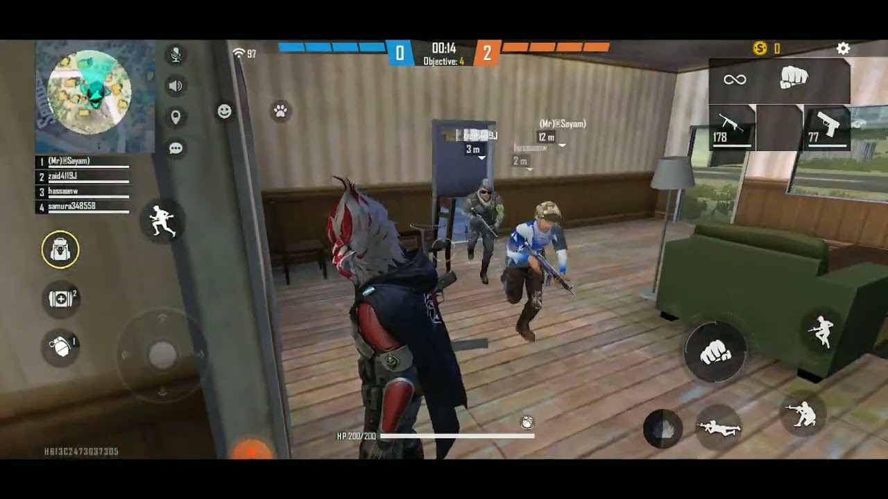 playing free fire with friends - YouTube