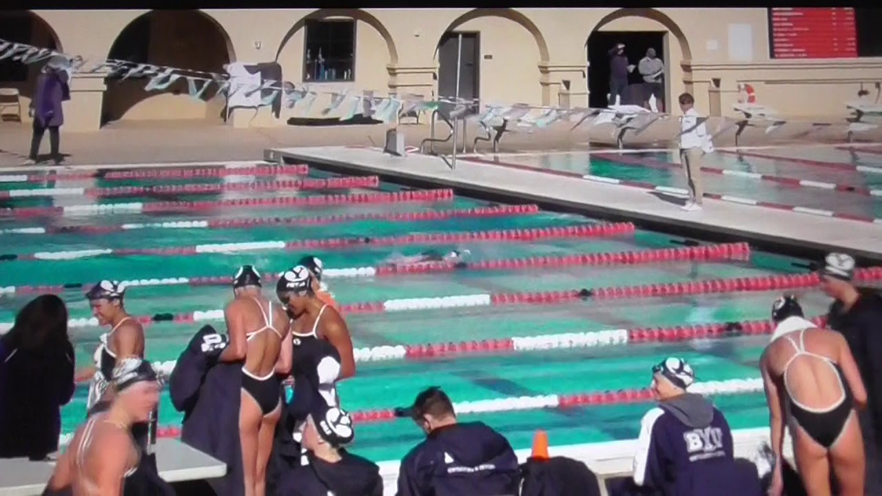 2020 GCU Swimming & Diving Brigham Young University 200IM Parker Eran ...