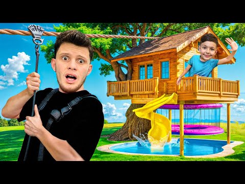 EVİMİZİN BAHÇESİNE GİZLİ ODA YAPTIK!!