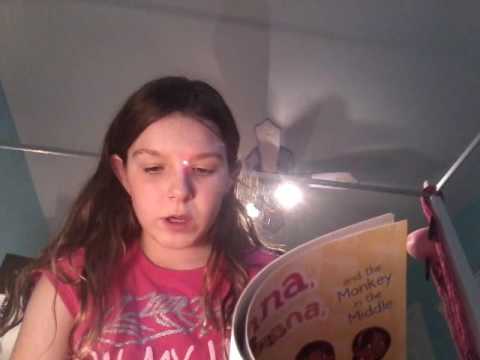 Reading Anna Banana and the monkey in the middle #1 - YouTube