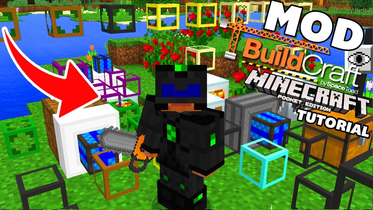 TUTORIAL BUILDCRAFT PE - TUBOS, MAQUINAS E MOTORES MINECRAFT PE ...