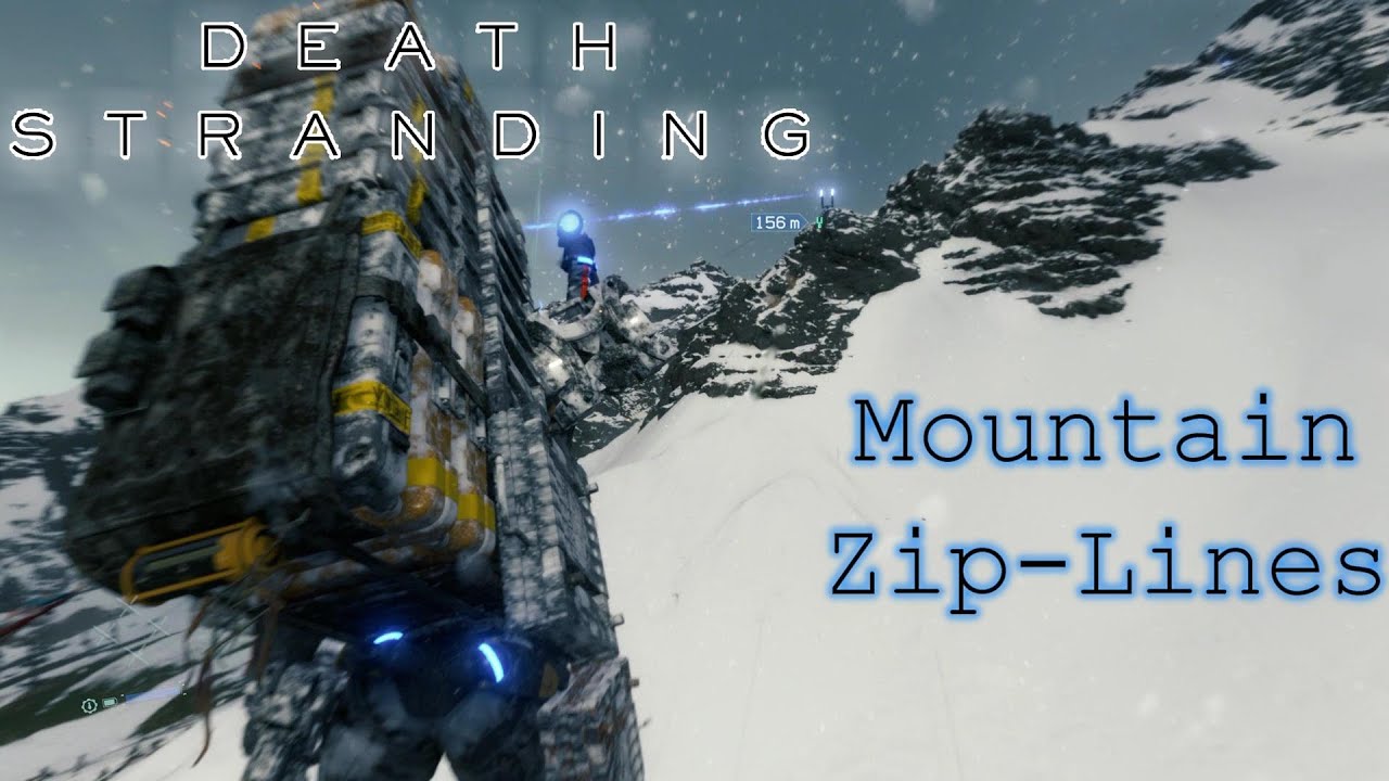 Death Stranding (PS5) - Fun With Zip-Lines in the Mountains - YouTube