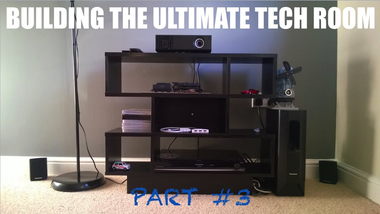 Building the Ultimate Tech Room! - Part 3 - YouTube