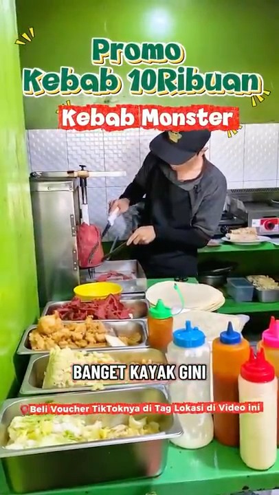 Promo kebab monster masih 10k 😍‼️#kebabmurah #kebabviral #videoshort # ...