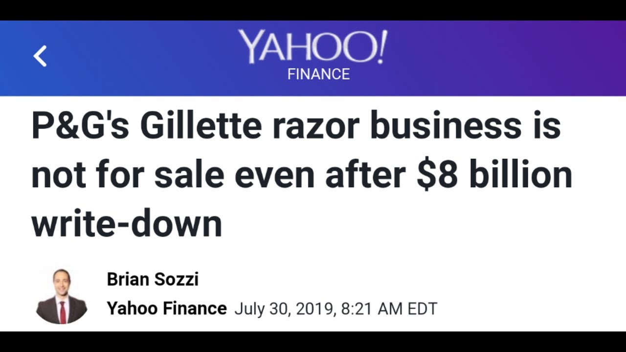 Gillette Commercial Backlash Made Them Lose 5.24 Billion Dollar - YouTube