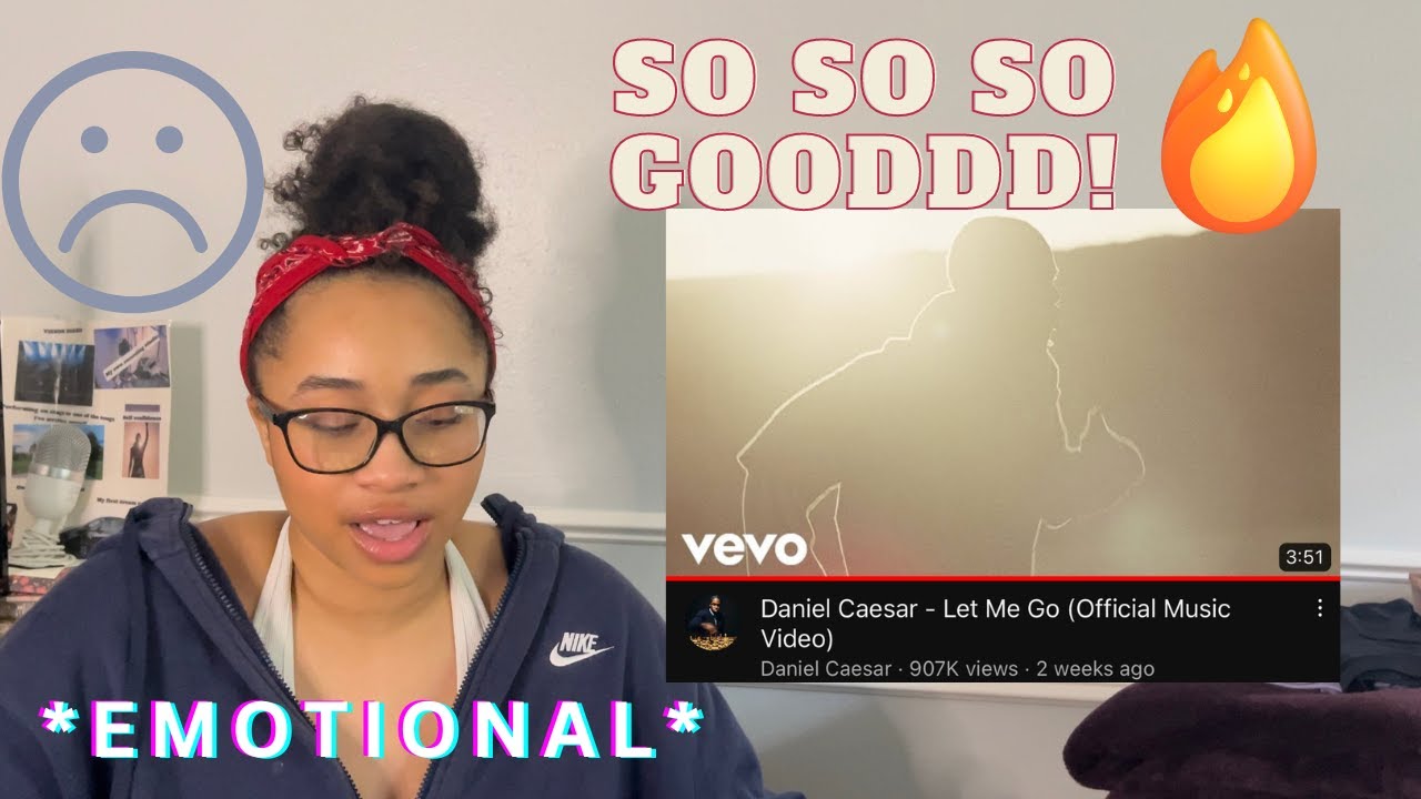 Singer FIRST TIME HEARING Daniel Caesar - Let Me Go (Official Music ...